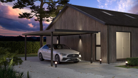 Streamline Single Carports - Hybrid Build - Craftsman Builders